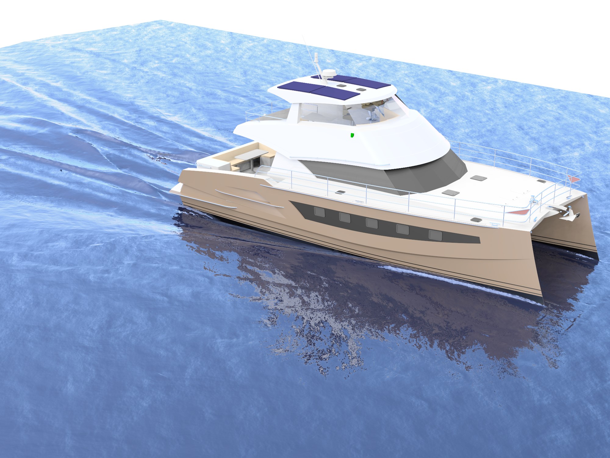 Free Surface Rendering by Corentin Bigot Yacht Design | Simerics