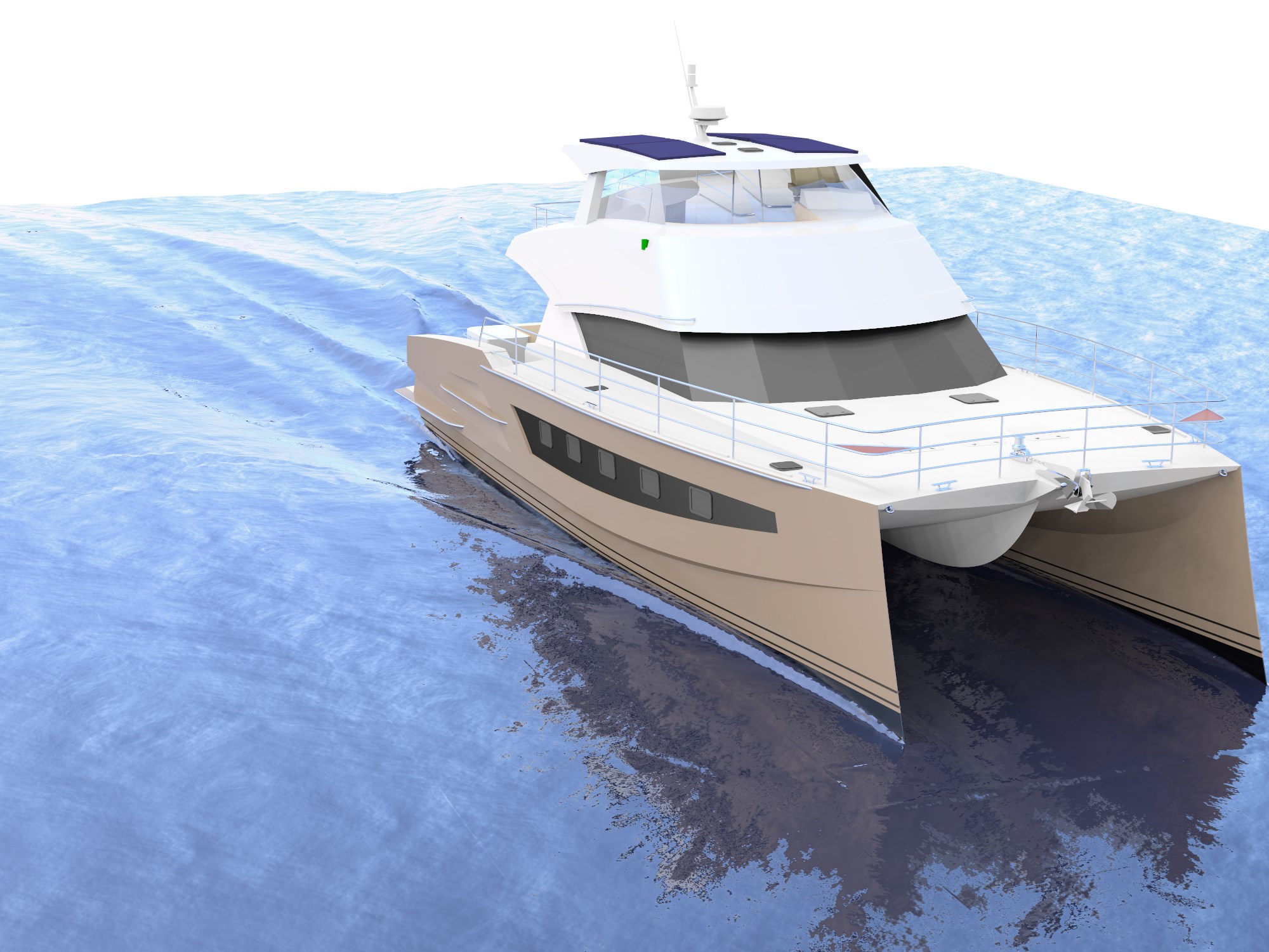 Free Surface Rendering by Corentin Bigot Yacht Design | Simerics